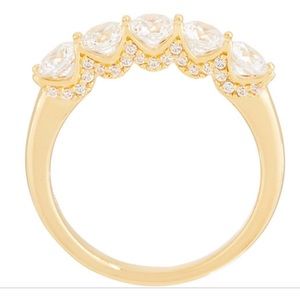 Jewelry | Diamonique 5 Stone Ring | Poshmark